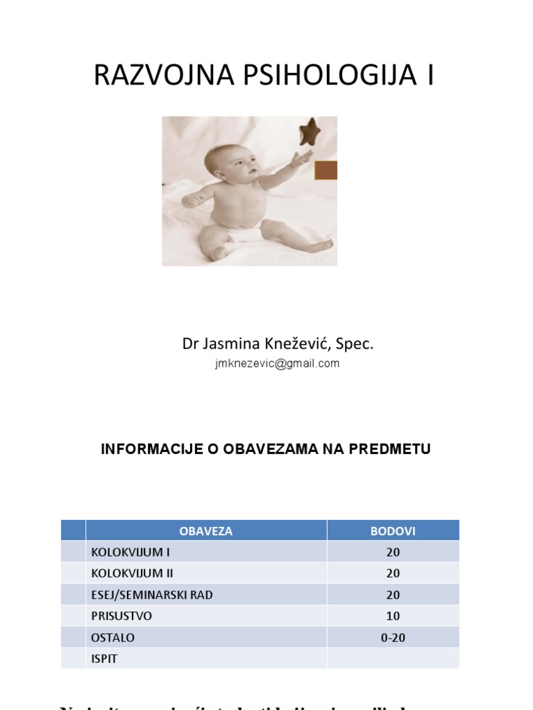 Razvojna I | PDF