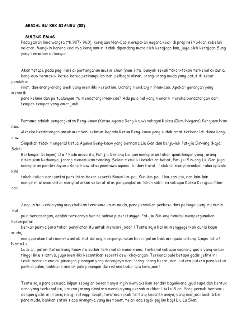 BKS02 Suling Emas | PDF
