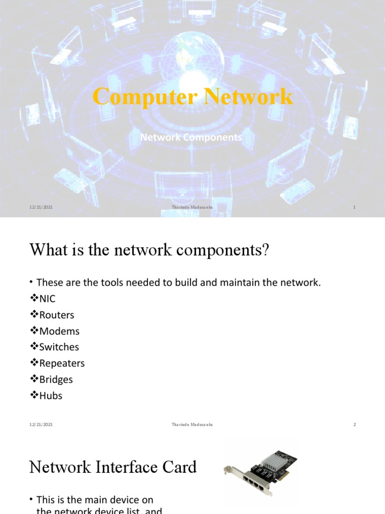 Essential Computer Network Components | PDF | Computer Network | Router ...