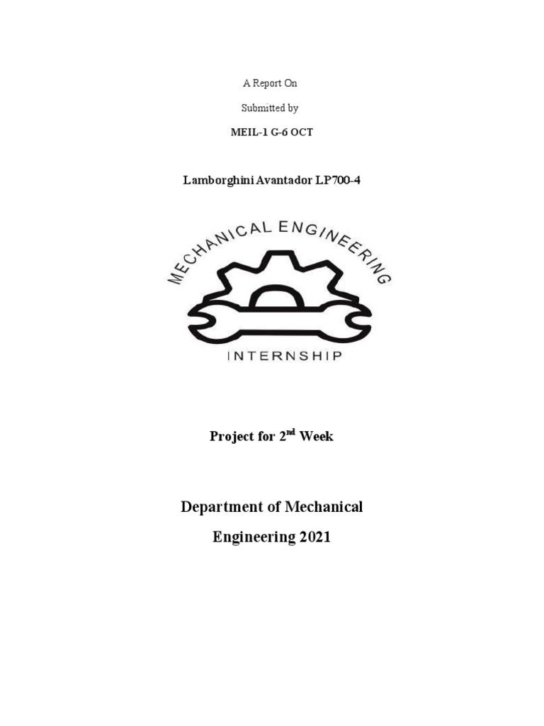 Lamborghini Project Report | PDF | Motor Vehicle | Automotive Industry