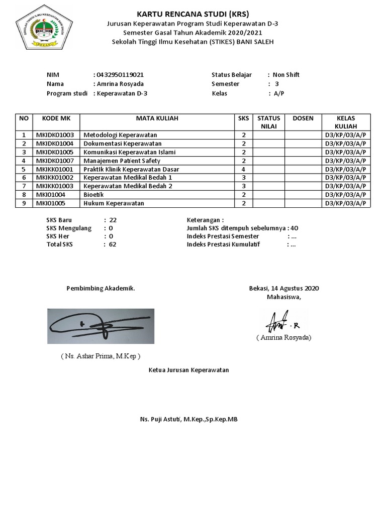 OK Amrina Rosyada - KRS Kep D-3 SMT 3 Reg OK | PDF