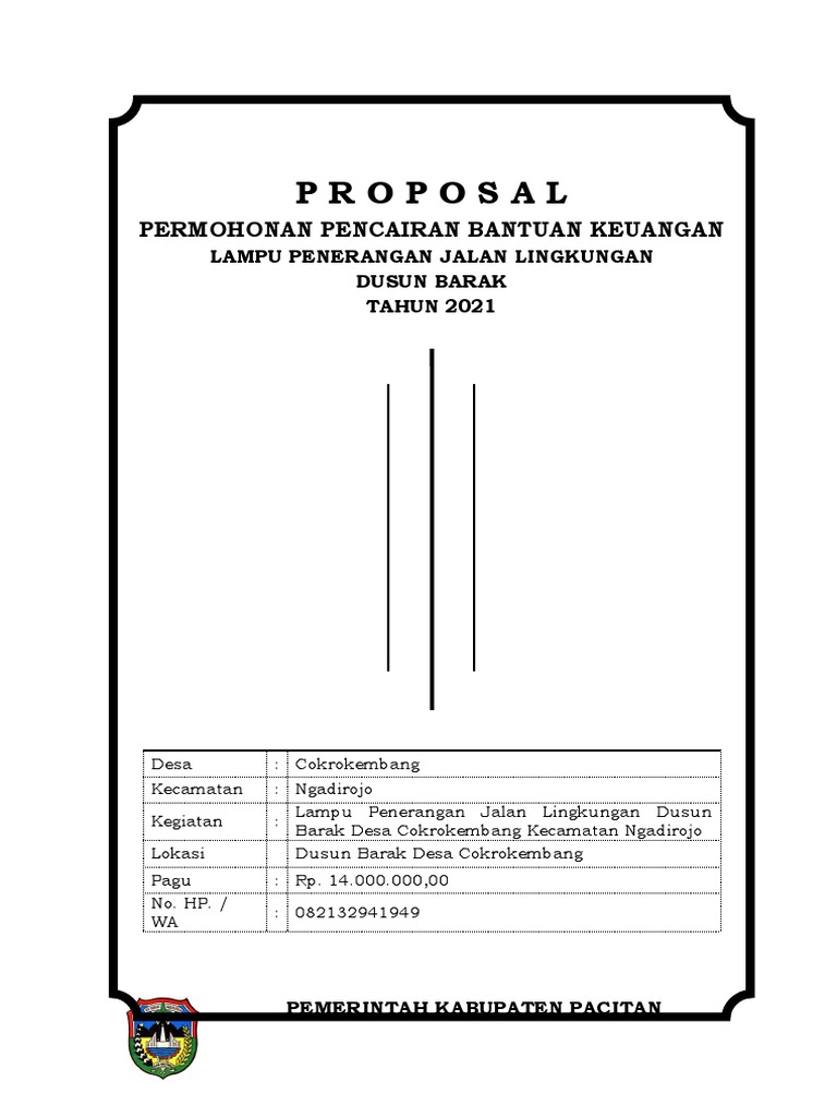 Proposal Pencairan | PDF | Teknologi & Rekayasa