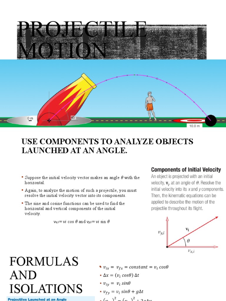 Projectile Motion Analysis Guide | PDF
