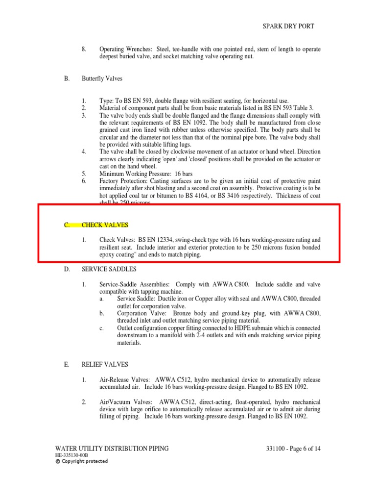 NRV | PDF | Valve | Pipe (Fluid Conveyance)