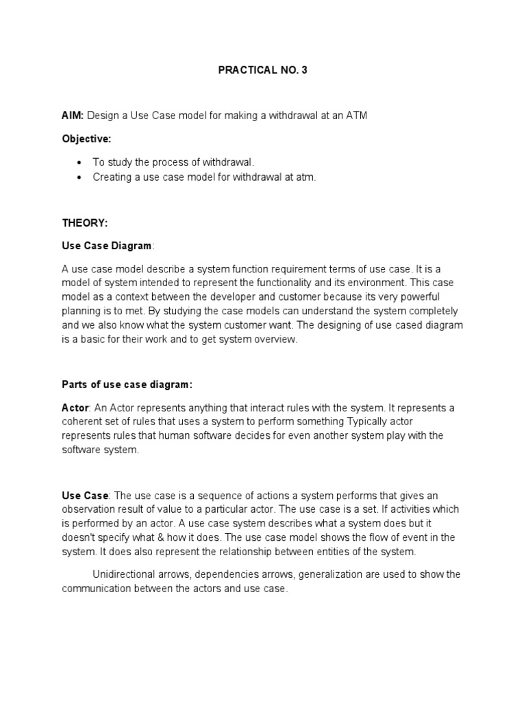 Practical 3 | PDF | Teaching Methods & Materials | Computers