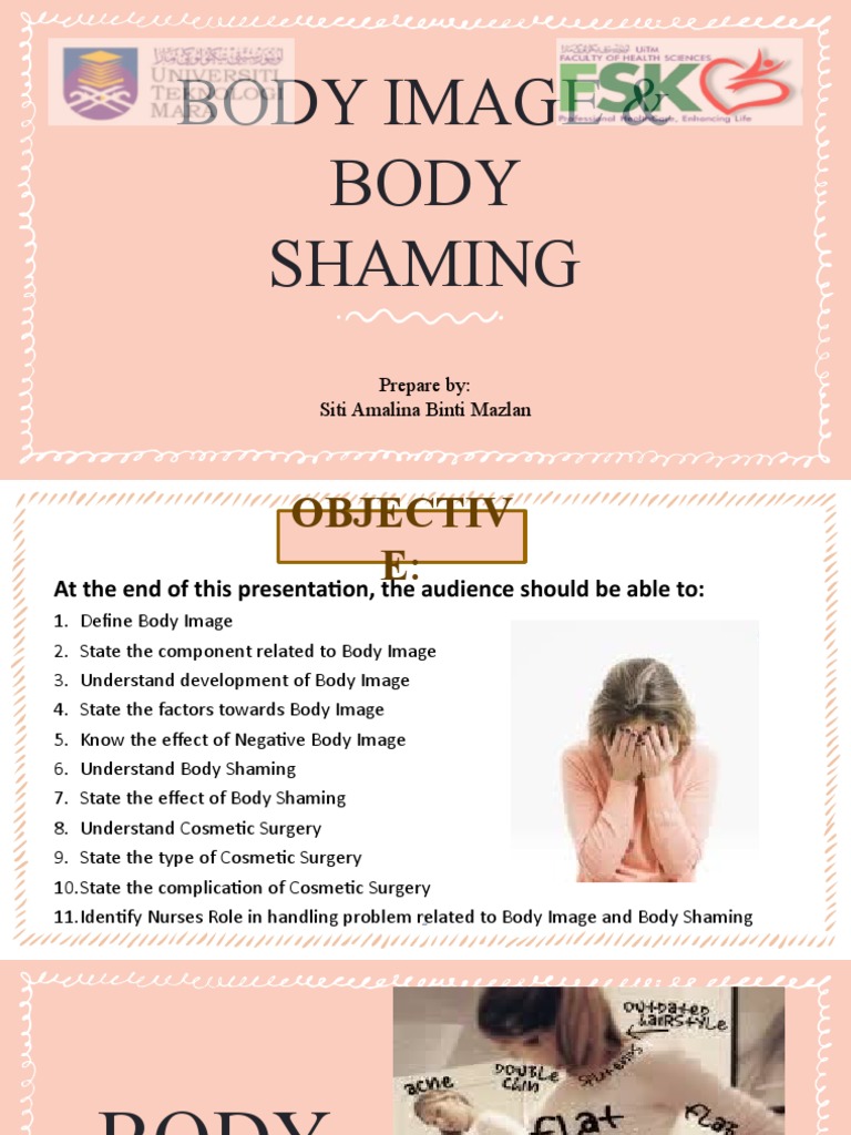 Body Shaming - Body Image Pertaining To Cosmetic or Aesthetic Surgery ...