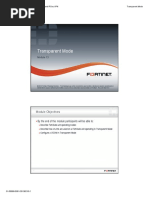 Transparent Mode Fortigate Getting Started 52 | PDF | Ip Address ...
