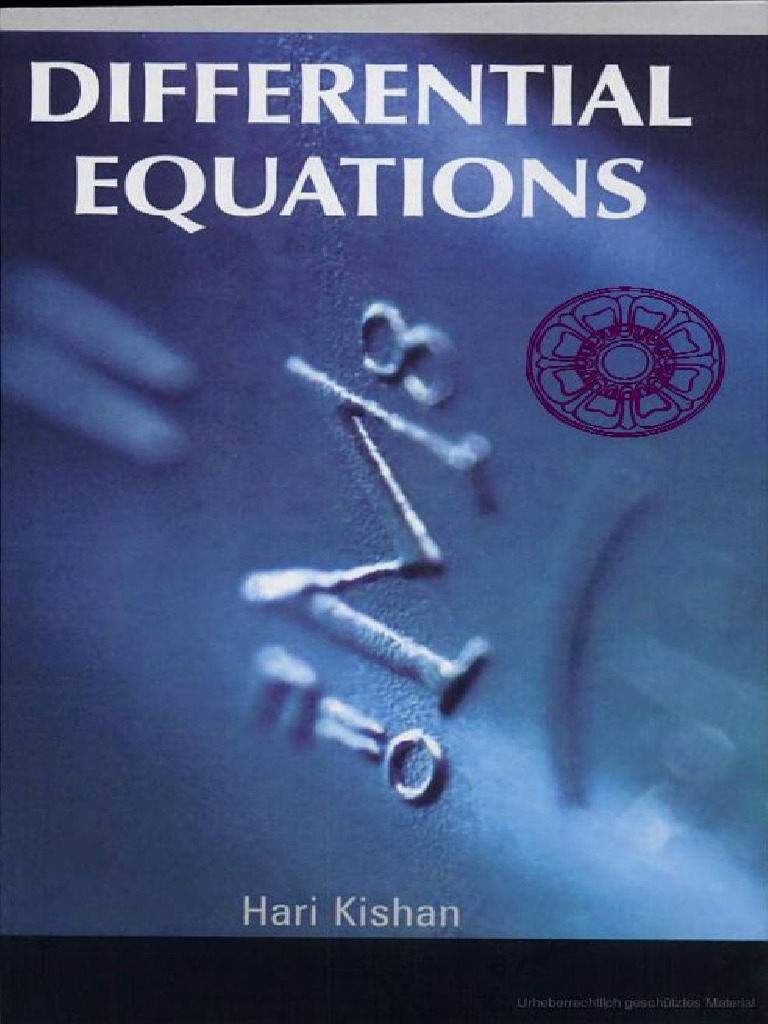 Differential Equations Kishan | PDF