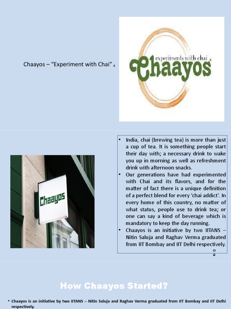 An Analysis of Chaayos' Business Model and Strategy as an Innovative ...
