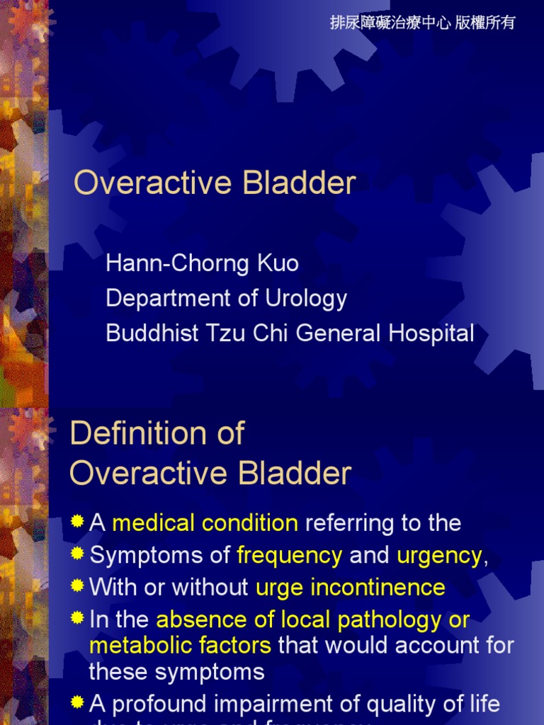 Overactive Bladder: A Comprehensive Review of its Definition, Etiology ...
