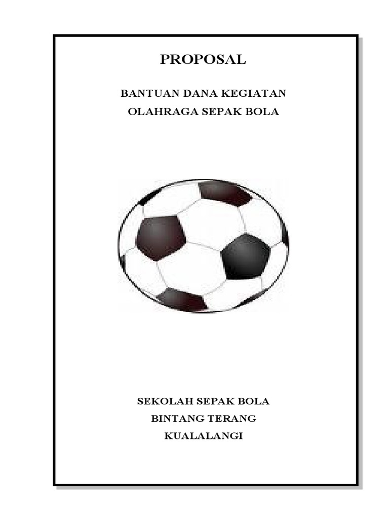 Proposal Bantuan Dana Sepak Bola | PDF | Olahraga & Rekreasi
