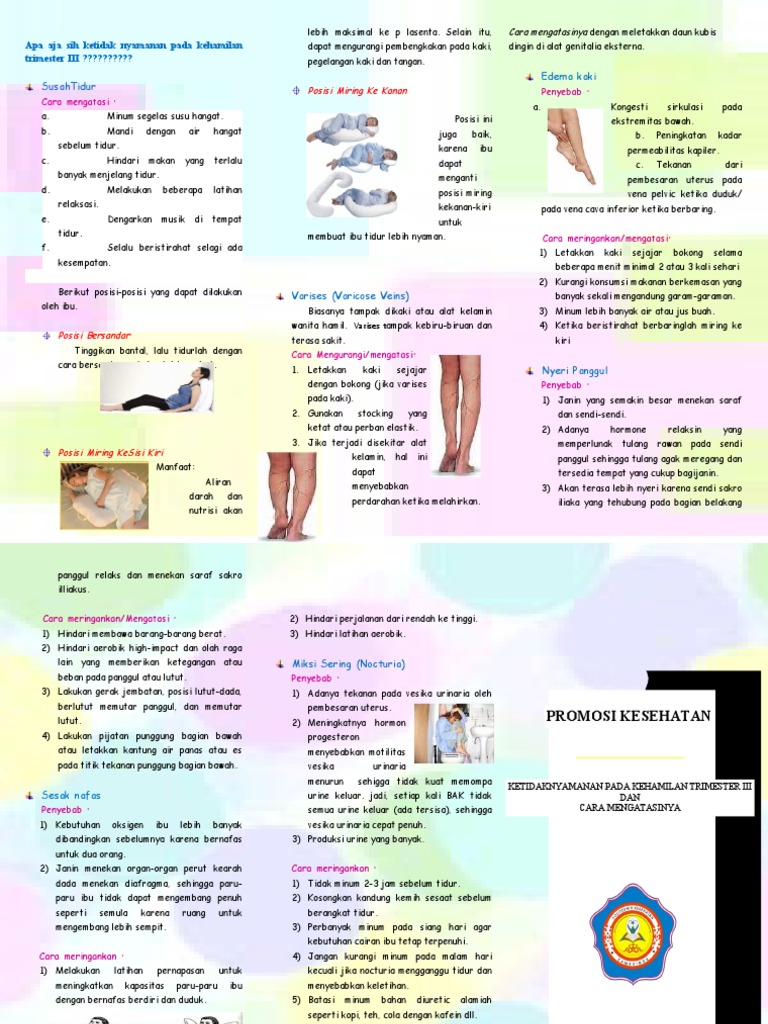 Leaflet Ketidaknyamanan TM III | PDF