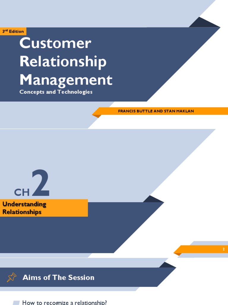 Customer Relationship Management: Concepts and Technologies | PDF ...