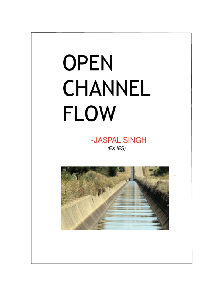 Principles of Open Channel Flow | PDF | Fluid Dynamics | Laminar Flow