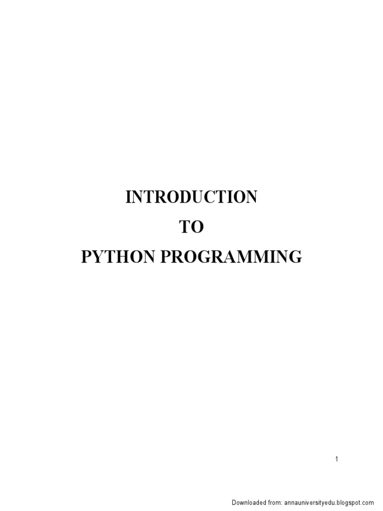 GE8161 PROBLEM SOLVING AND PYTHON PROGRAMMING LABORATORY Manual ...