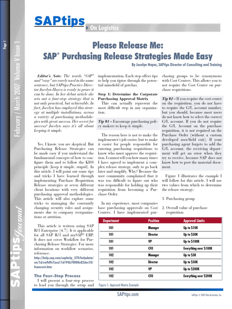SAP Release Strategy | PDF | Sap Se | Information Technology