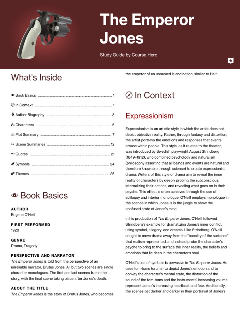 The Emperor Jones | PDF | Eugene O'neill | Expressionism