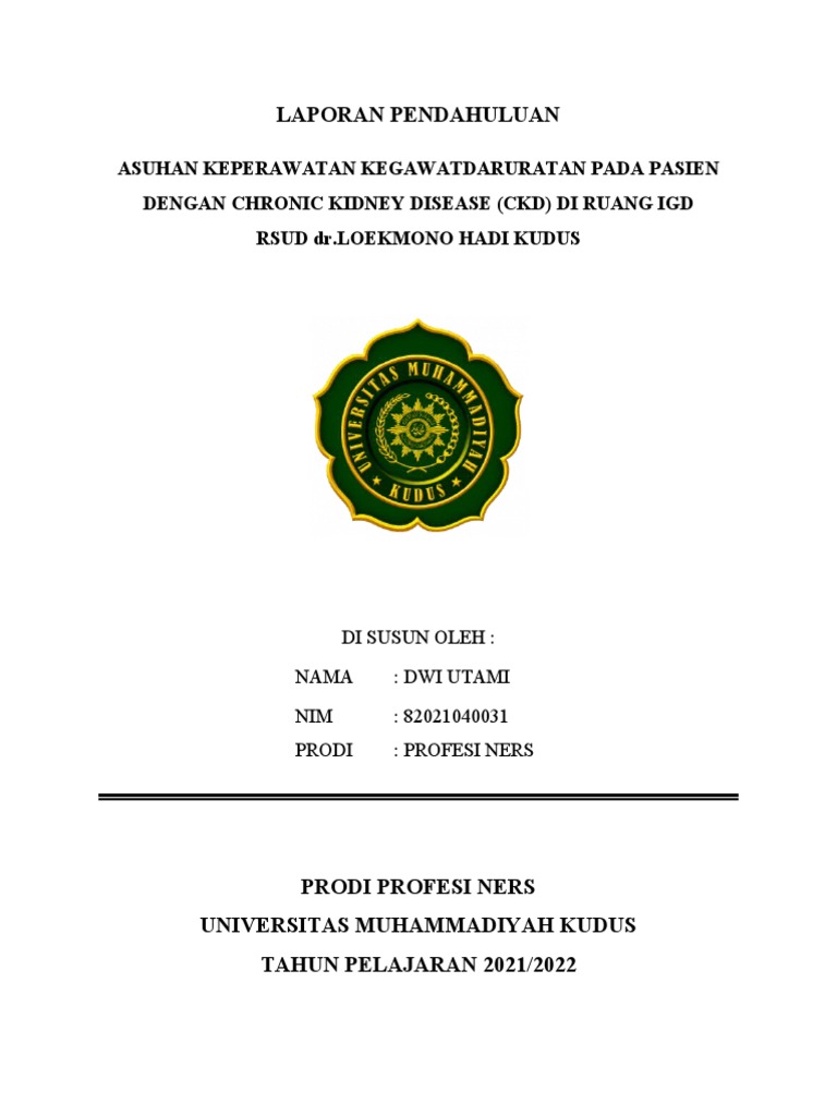 Asuhan Keperawatan CKD di IGD | PDF