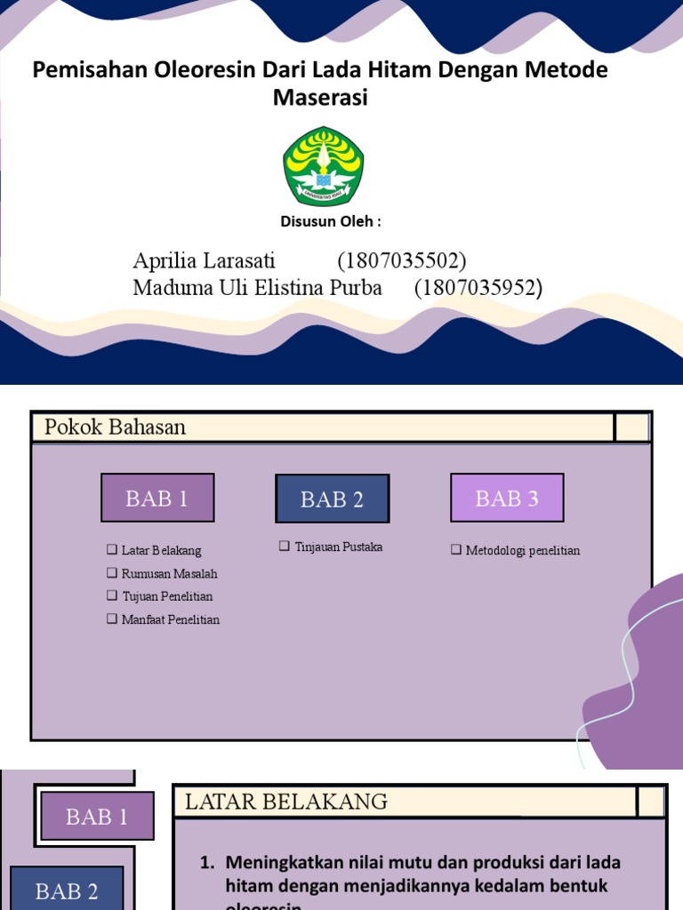 Template PPT Sempro | PDF