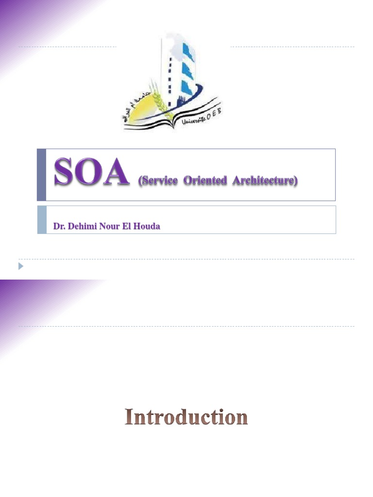 Présentation SOA | PDF | Protocole de transfert hypertexte | Cadre de description des ressources