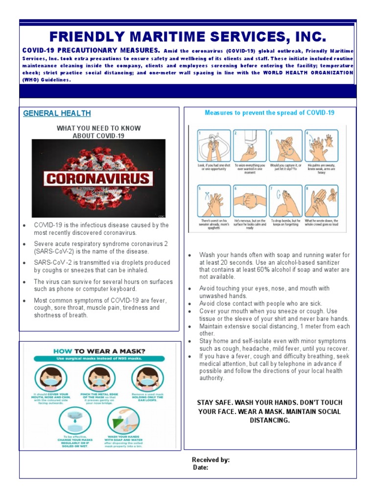 Friendly Maritime Services, Inc.: General Health | PDF | Diseases And ...