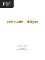 Metal Activity Series Virtual Lab | PDF | Metals | Copper