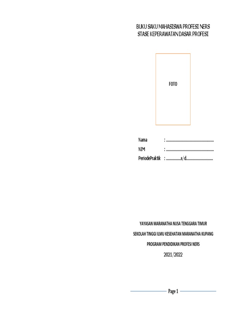 Buku Saku Mahasiswa Profesi Ners KDP 2021 | PDF