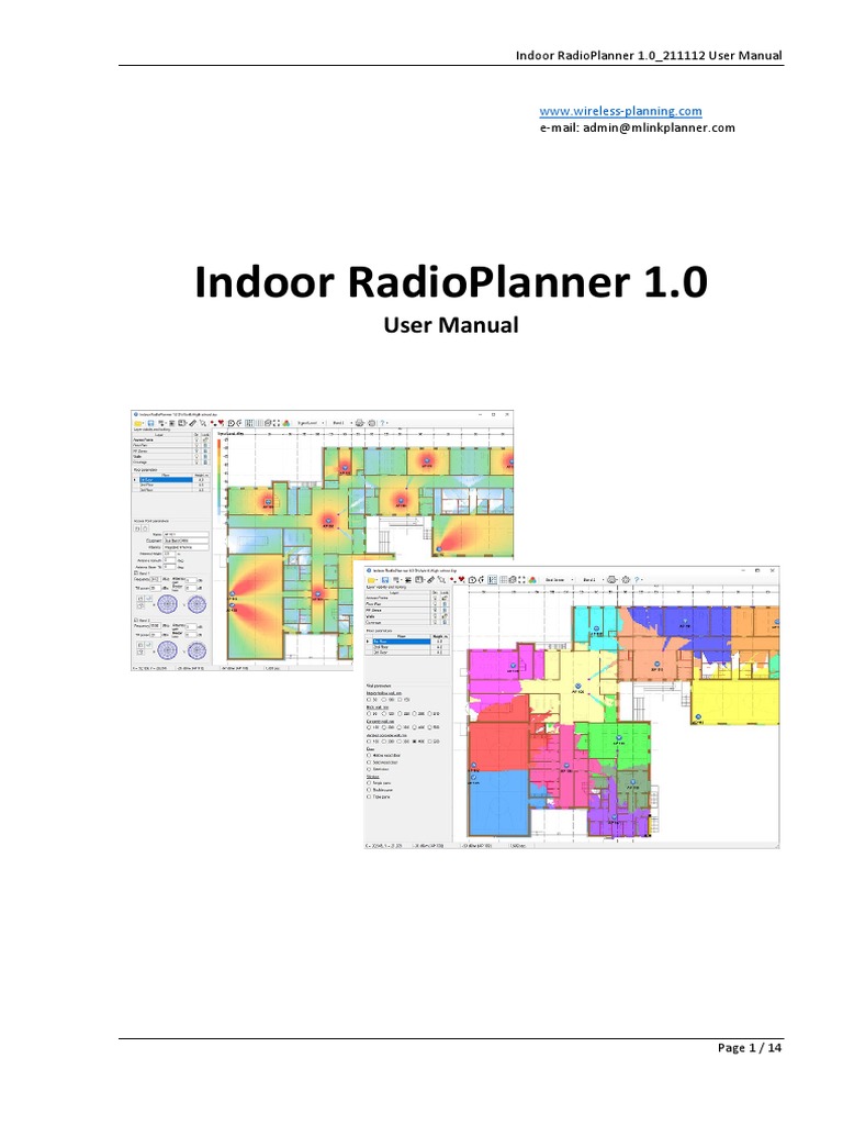 Indoor RadioPlanner 1.0 User Guide | PDF | Antenna (Radio) | Wireless ...