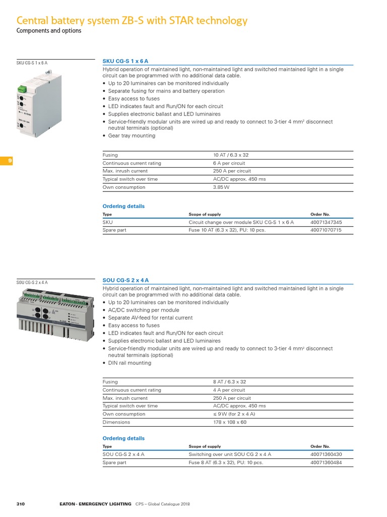 Eaton Ceag El Cps Datasheet ZB S - Sku CG S 1 X 6 A - GB | PDF | Fuse ...
