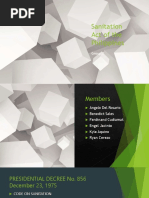 PD 856 Summary | PDF | Sanitation | Pollution