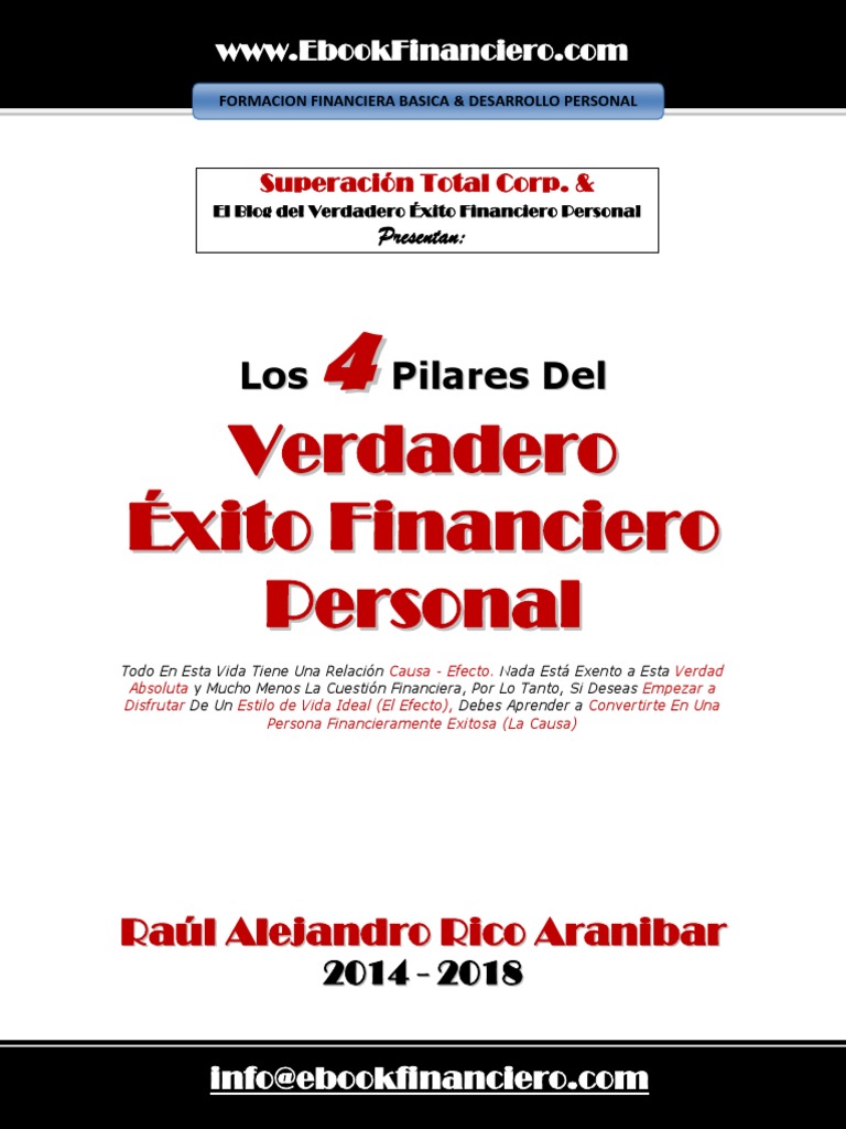 Los 4 Pilares Del Exito Financieropo Personal-eBook | PDF | Aprendizaje | Blog
