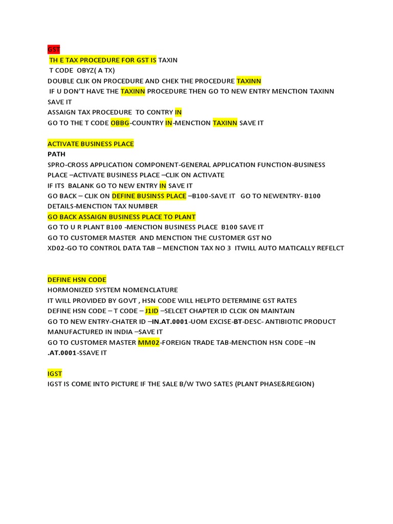 GST Notes | PDF | Government | Trade