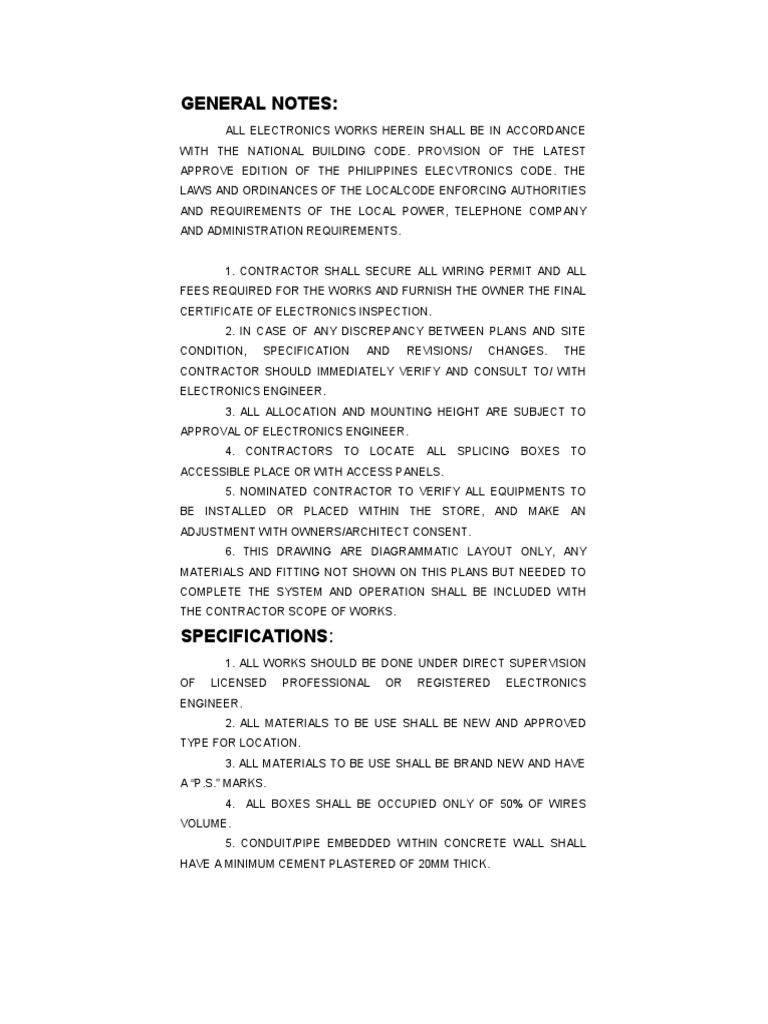 Electronics General Notes | PDF