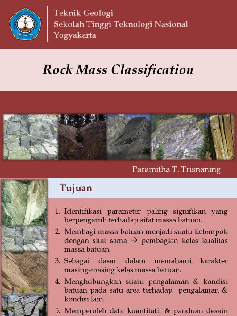 Rock Mass Classification | PDF