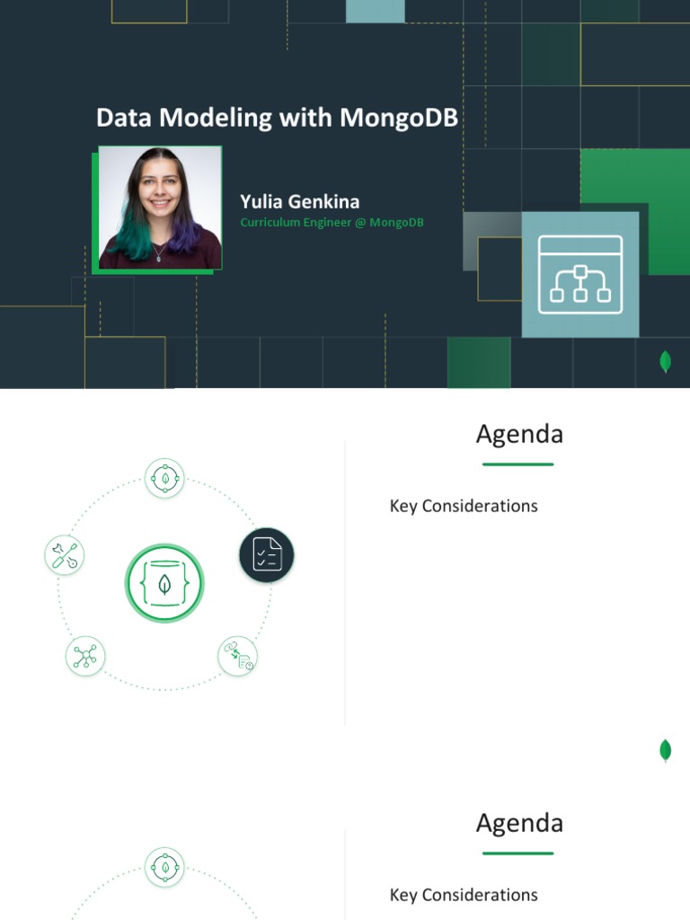 Data Modeling With Mongodb: Yulia Genkina | PDF | Database Index | Mongo Db