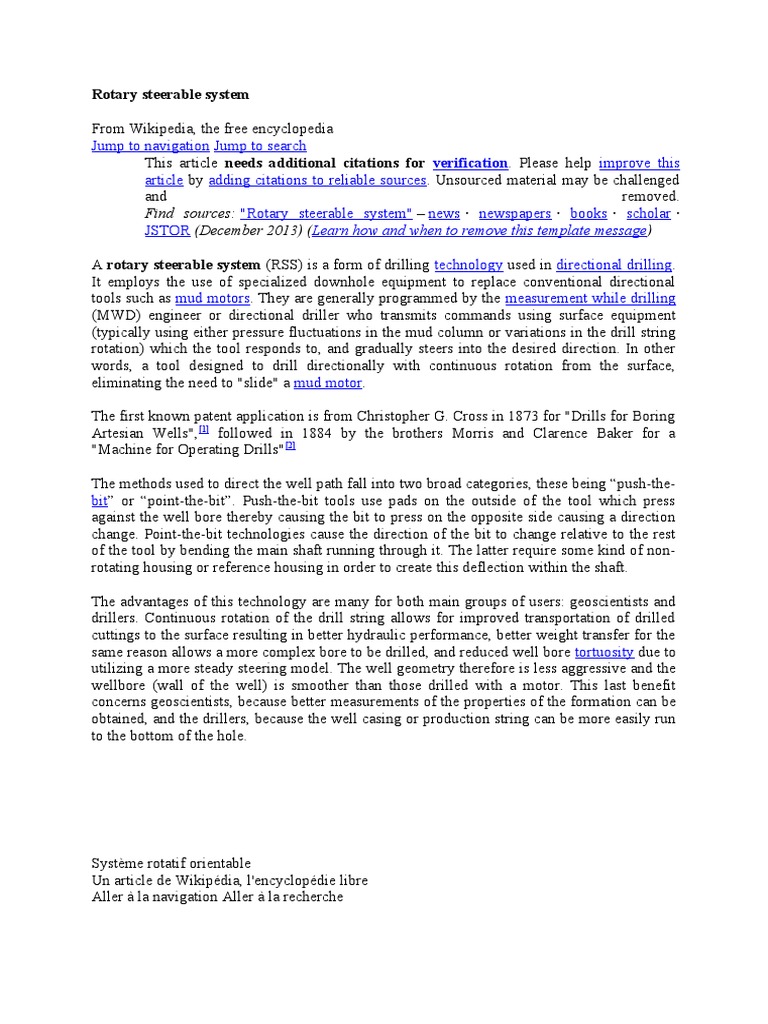 Rotary Steerable System | PDF