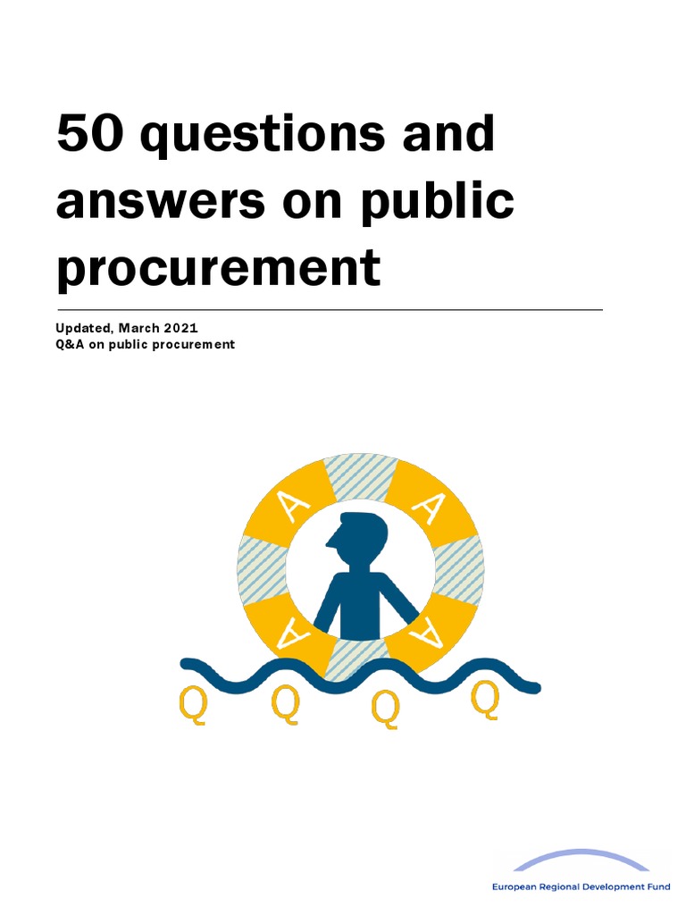 Fifty Questions and Answers On Public Procurement FN IM MG NN | PDF ...