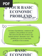 Four Basic Economic Questions Explained | PDF | Prices | Economics