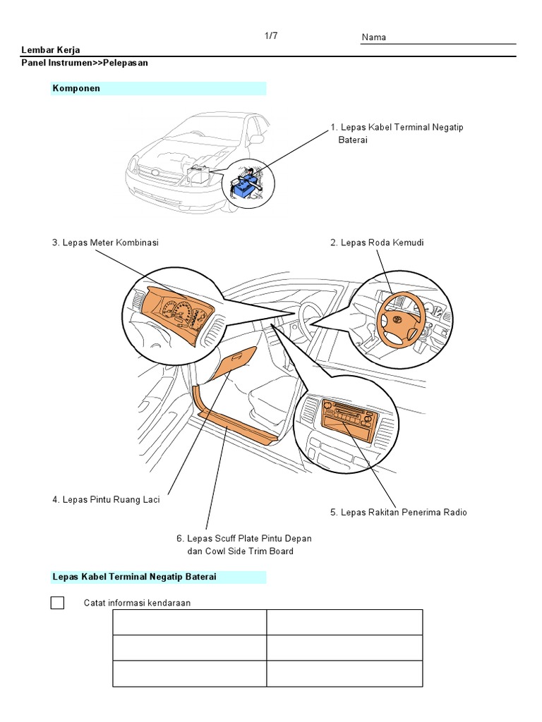 JOBSHEET Panel Instrumen | PDF
