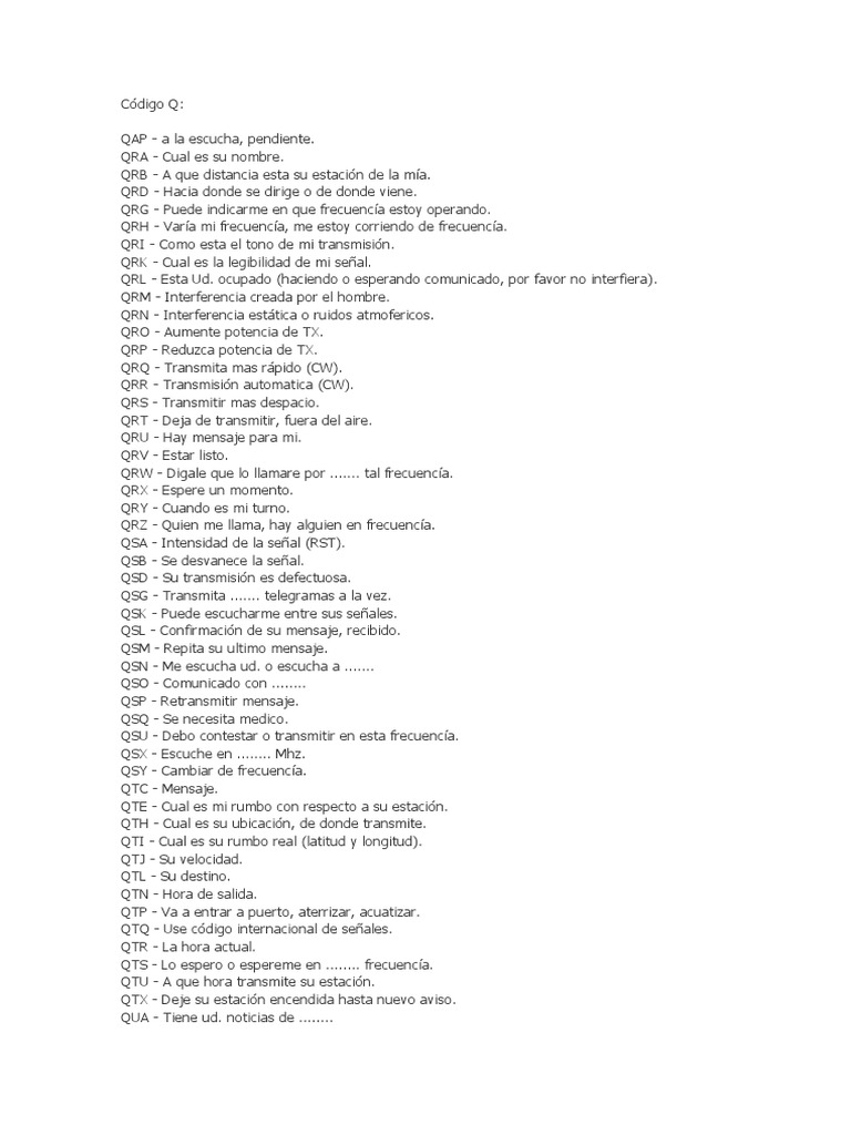Código Q | Descargar gratis PDF | Ingeniería en telecomunicaciones ...