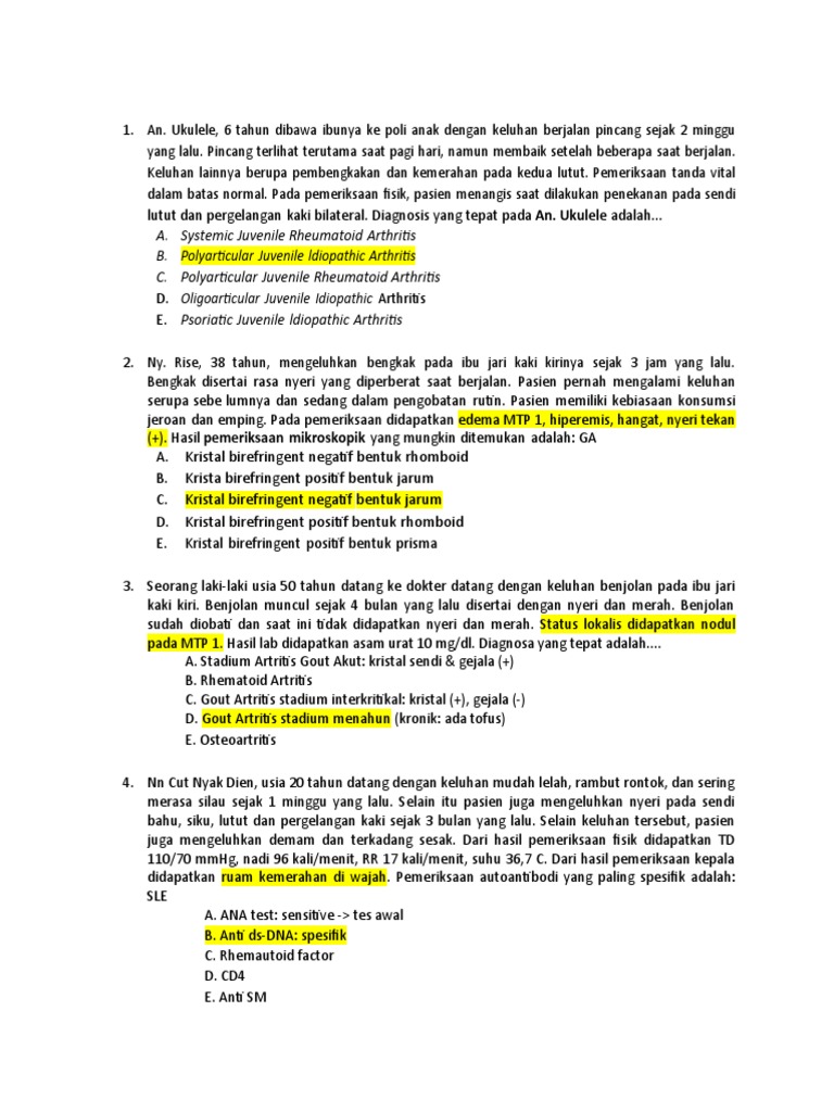 Soal-Soal Ukmppd Ipd (Remato) | PDF