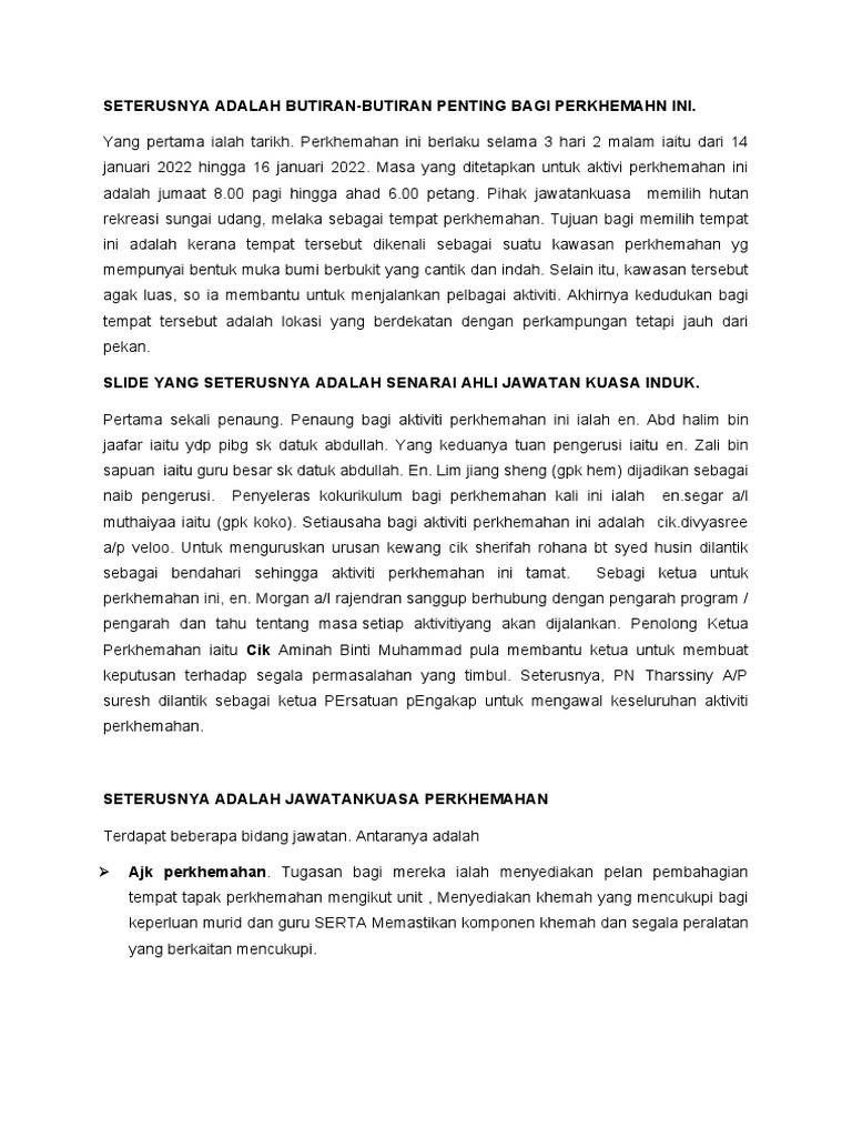 Skrip Pembentangan Mpu3031 | PDF