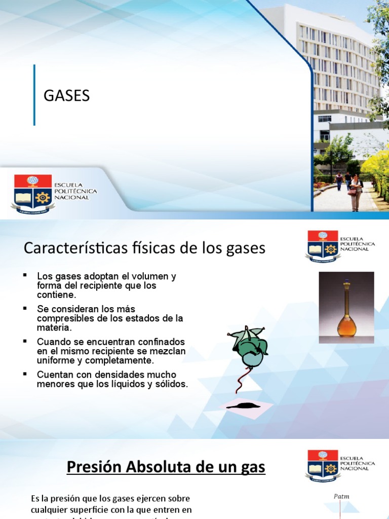 Diapositivas - Leyes de Los Gases | PDF | Gases | Presión