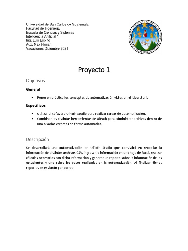 (IA1) Proyecto1 | PDF | Archivo de computadora | Microsoft Excel