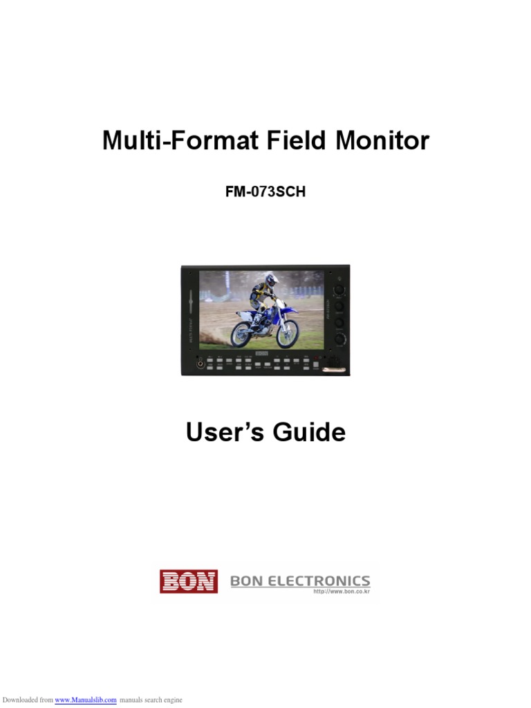 Bon Monitor User Manual | PDF | Computer Monitor | Digital Single Lens ...