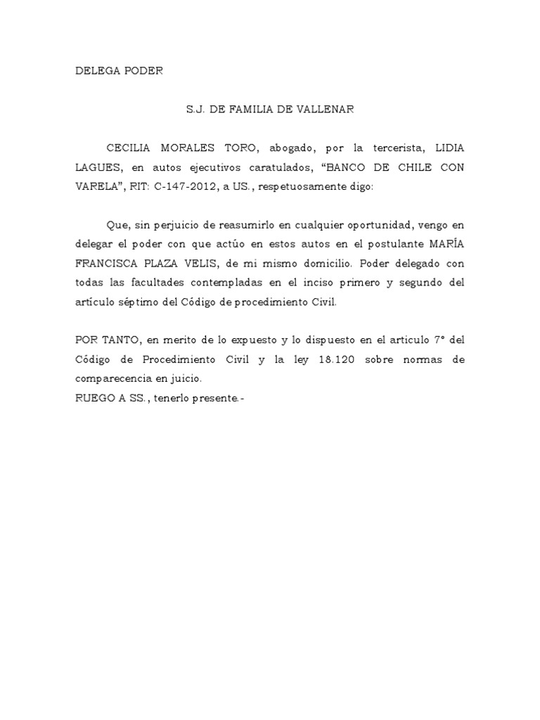Delega Poder | PDF