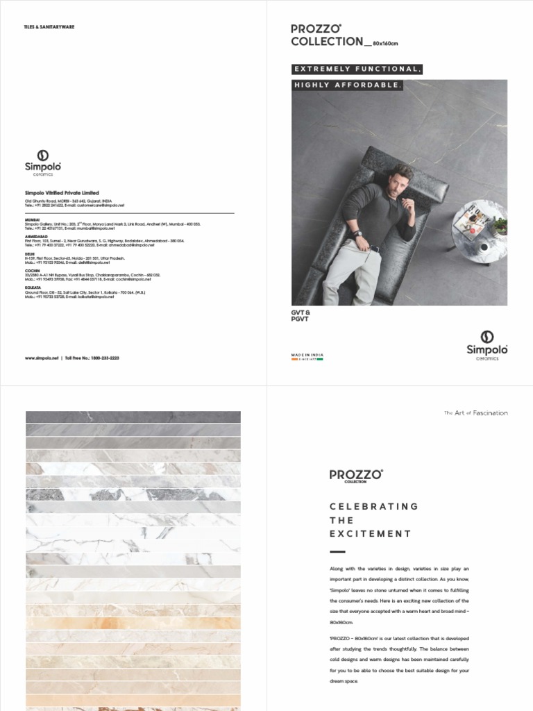 Collection Prozzo: Extremely Functional, Highly Affordable | PDF | Tile ...