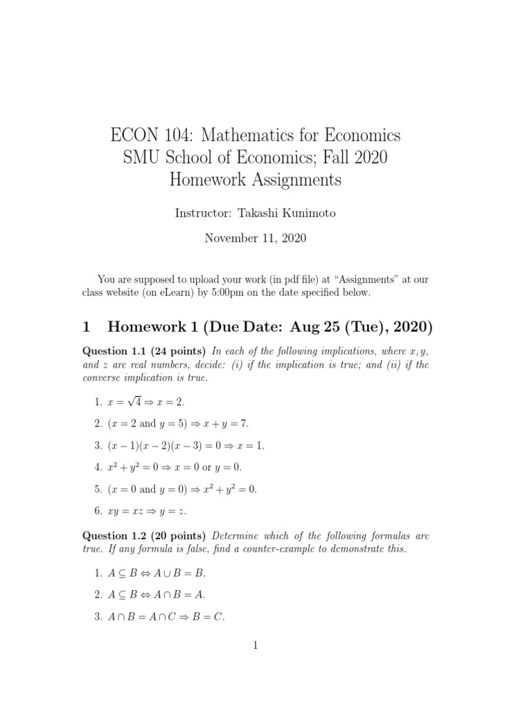 Takashi Math Tutorials (2020) | PDF | Functions And Mappings | Analysis