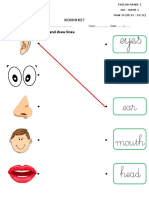 My Body - Grade 1 | PDF