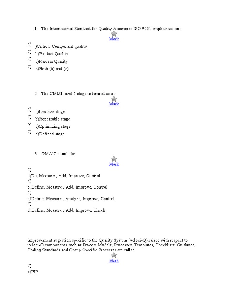 Quality 101 | PDF | Six Sigma | Quality Assurance